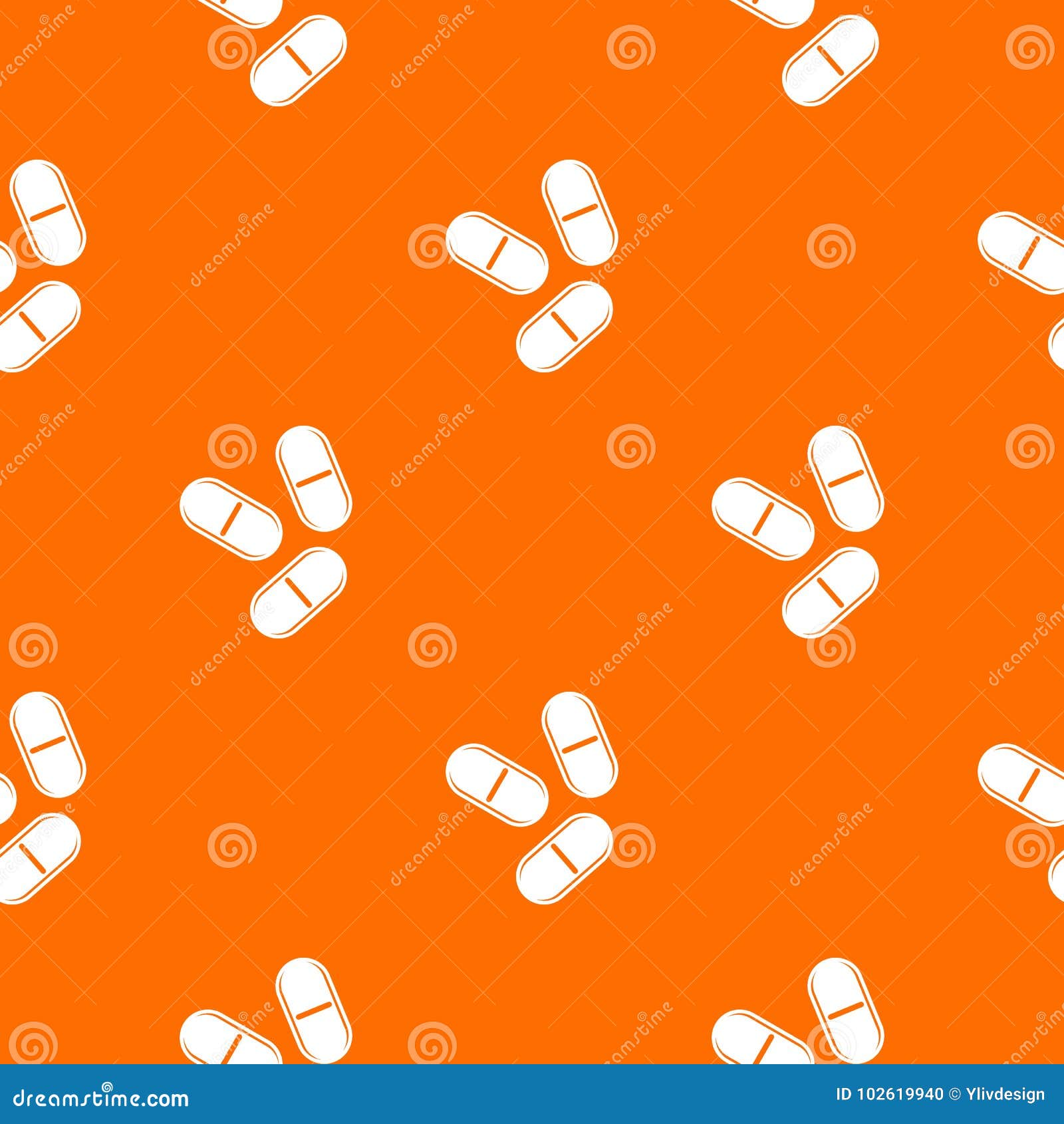 Three Pills Pattern Seamless Stock Vector - Illustration of healthcare ...