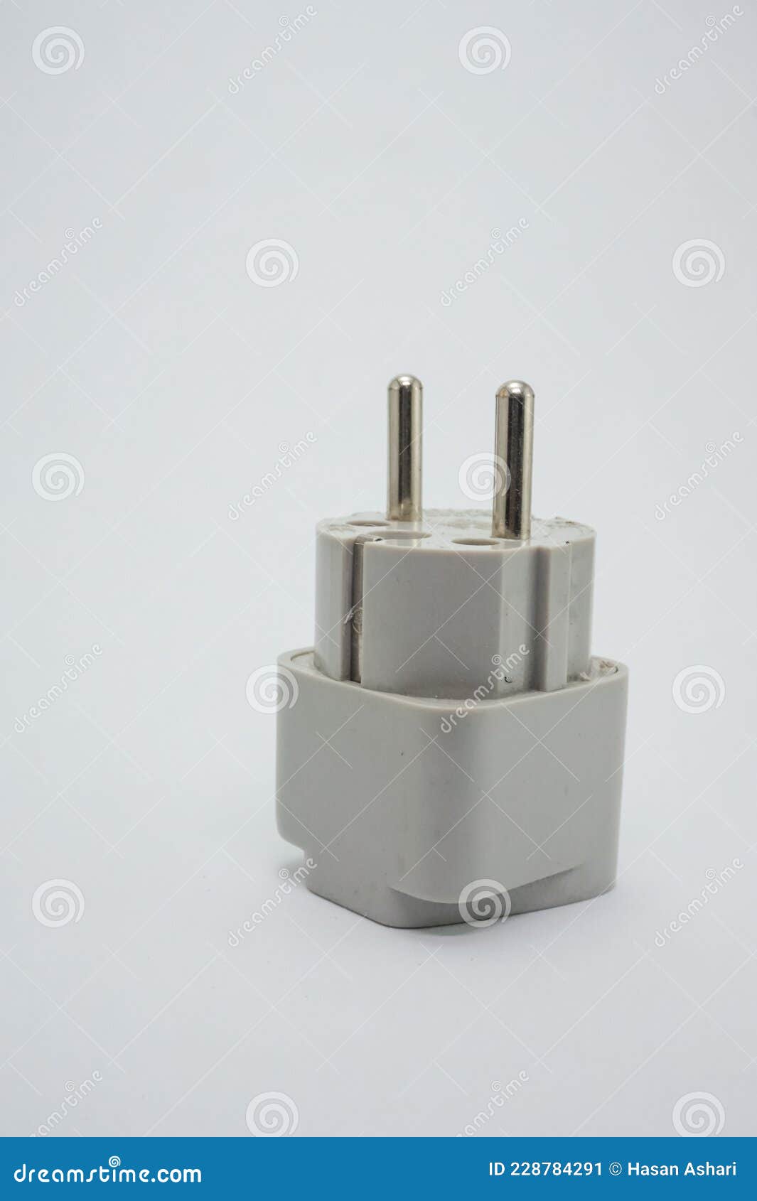 Three Pin Electric Plug in White Stock Image - Image of machine ...