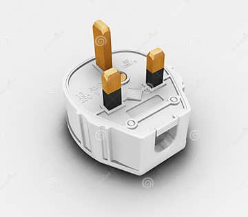 Three pin plug stock illustration. Illustration of isolated - 928368