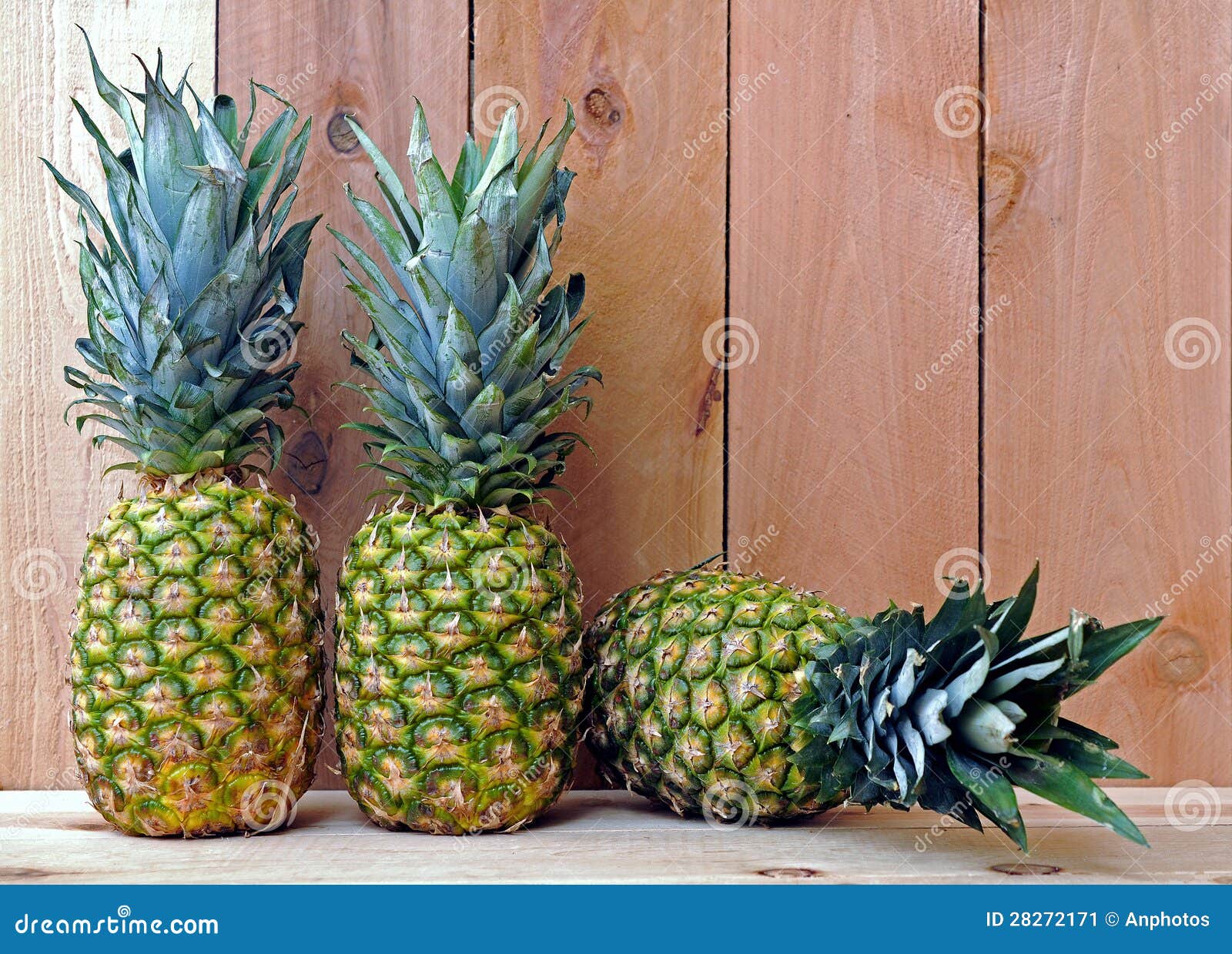 Three pineapple stock image. Image of food, juicy, sweet - 28272171