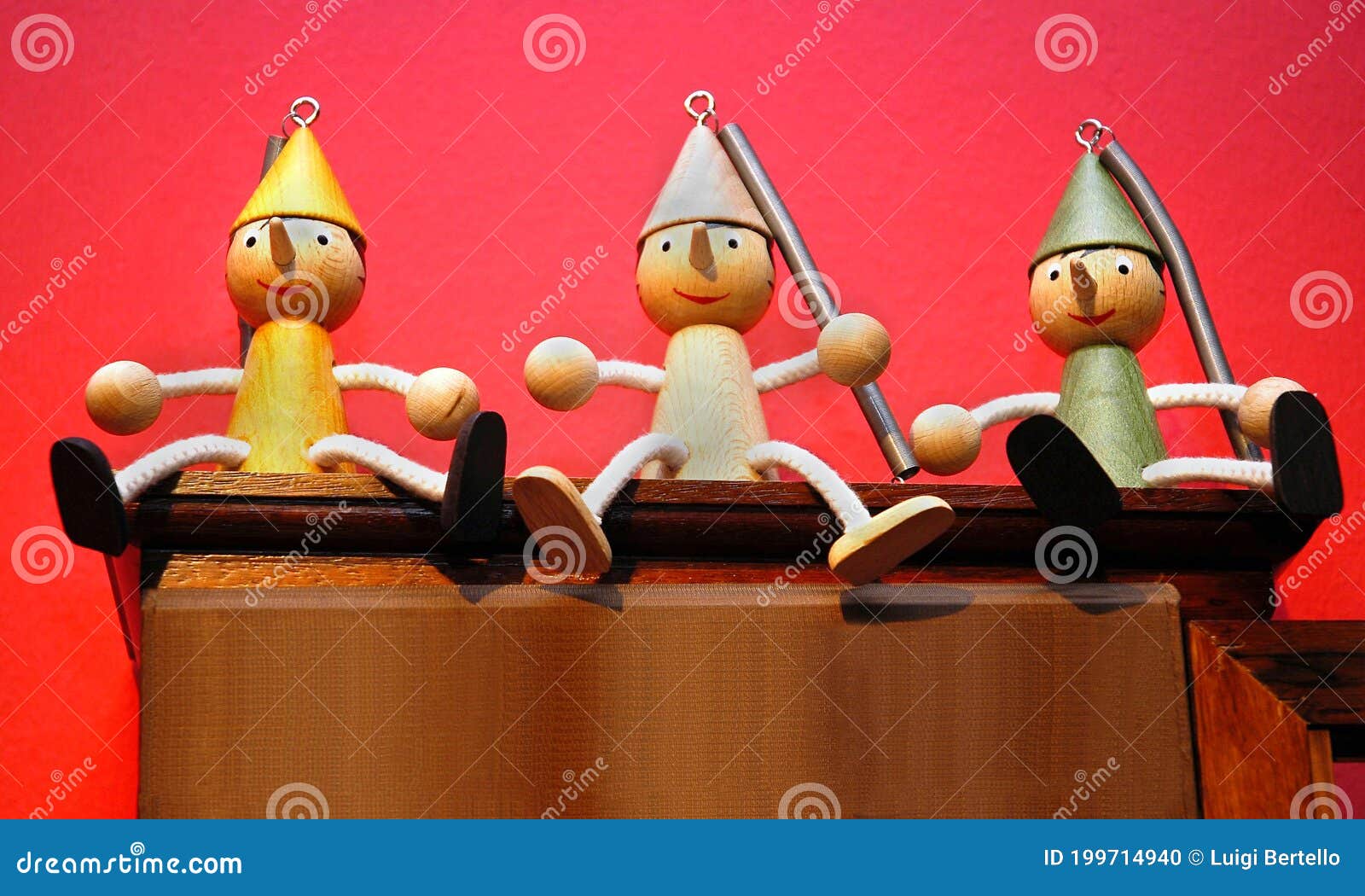 Wooden Puppets Royalty-Free Stock Photography | CartoonDealer.com #43300205