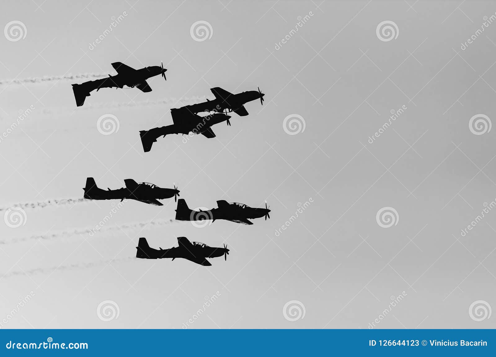 Three Planes Flying Upside Down and Others Three Flying Normally Stock ...