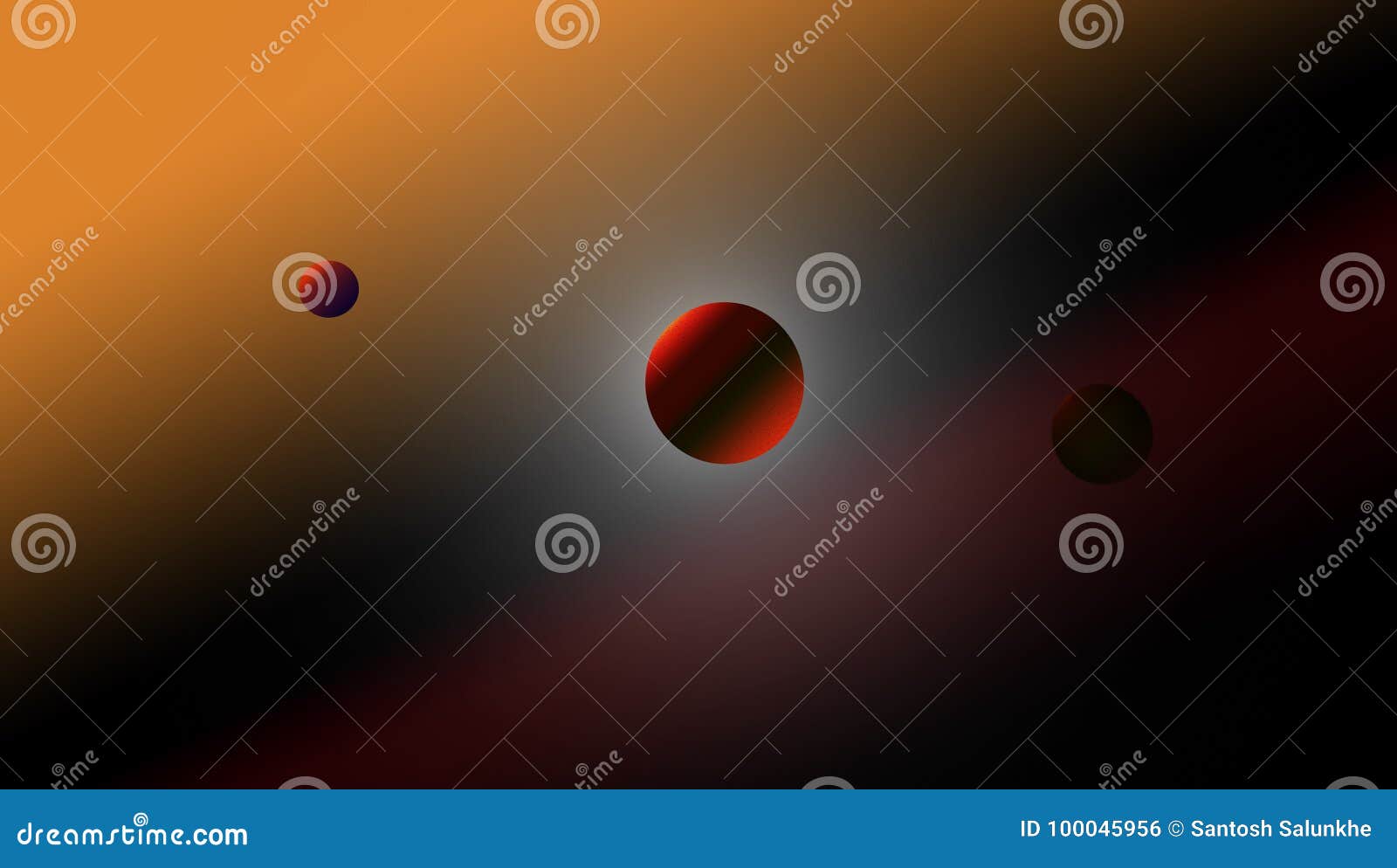 Planets Revolving Around The Sun Royalty-Free Stock Image ...