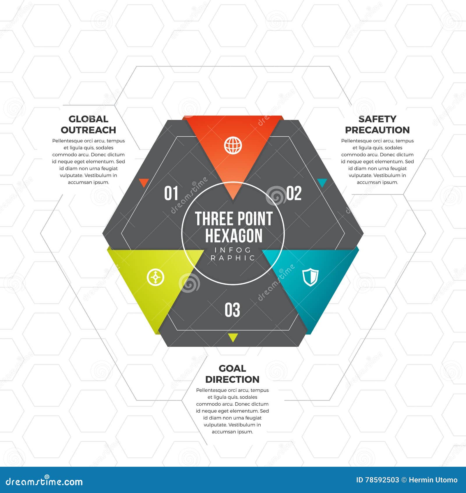 Hexagon Infographic For 8 Pillar Of The Digital Transformation Cartoon ...