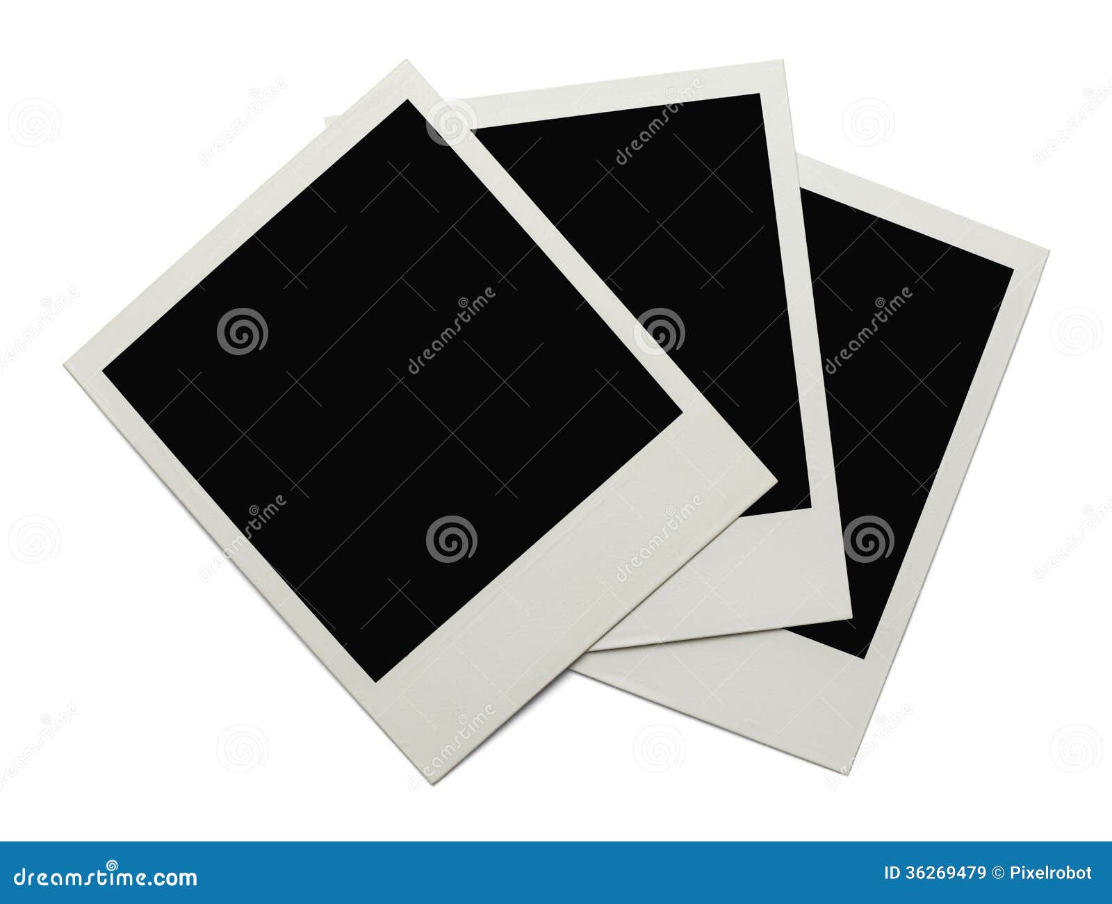 Three Polaroids stock image. Image of frame, blank, condition - 36269479
