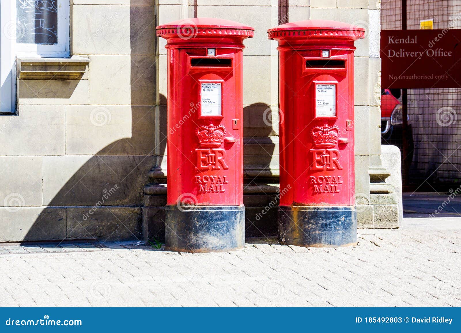 Three Posts Boxes for Letters Lancaster City Editorial Stock Photo ...