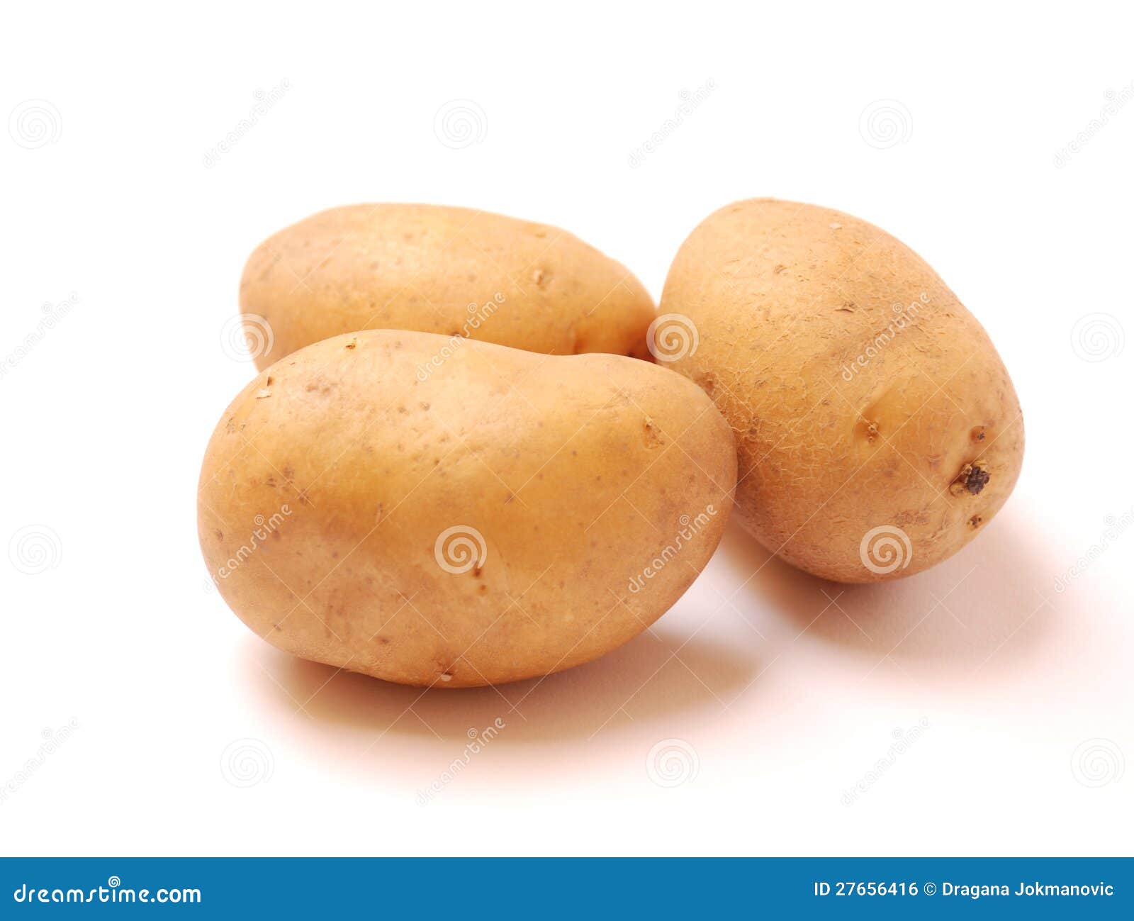 Three potatoes stock photo. Image of vegetables, healthy - 27656416
