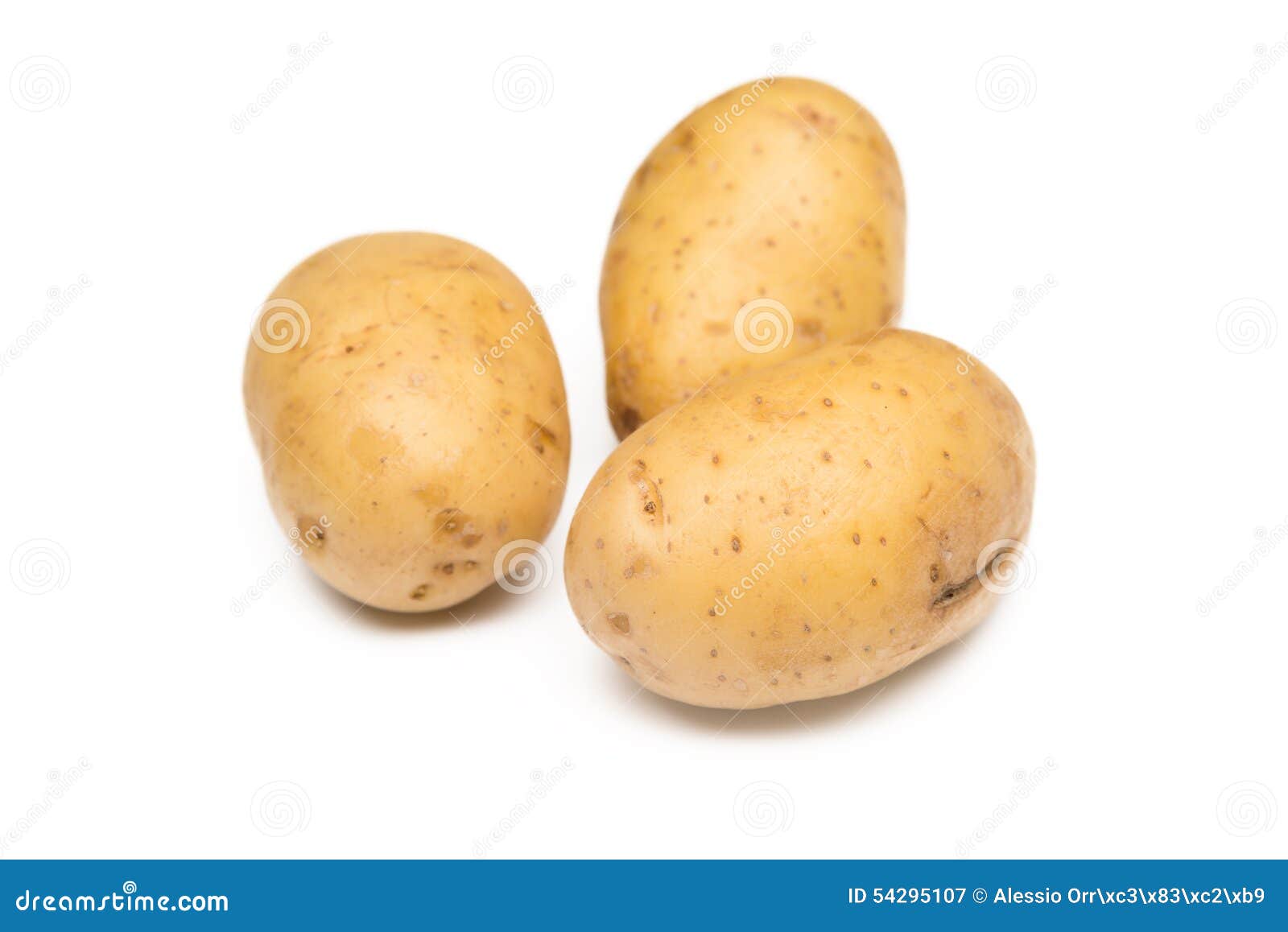 Three potatoes stock image. Image of nutrition, harvest - 54295107