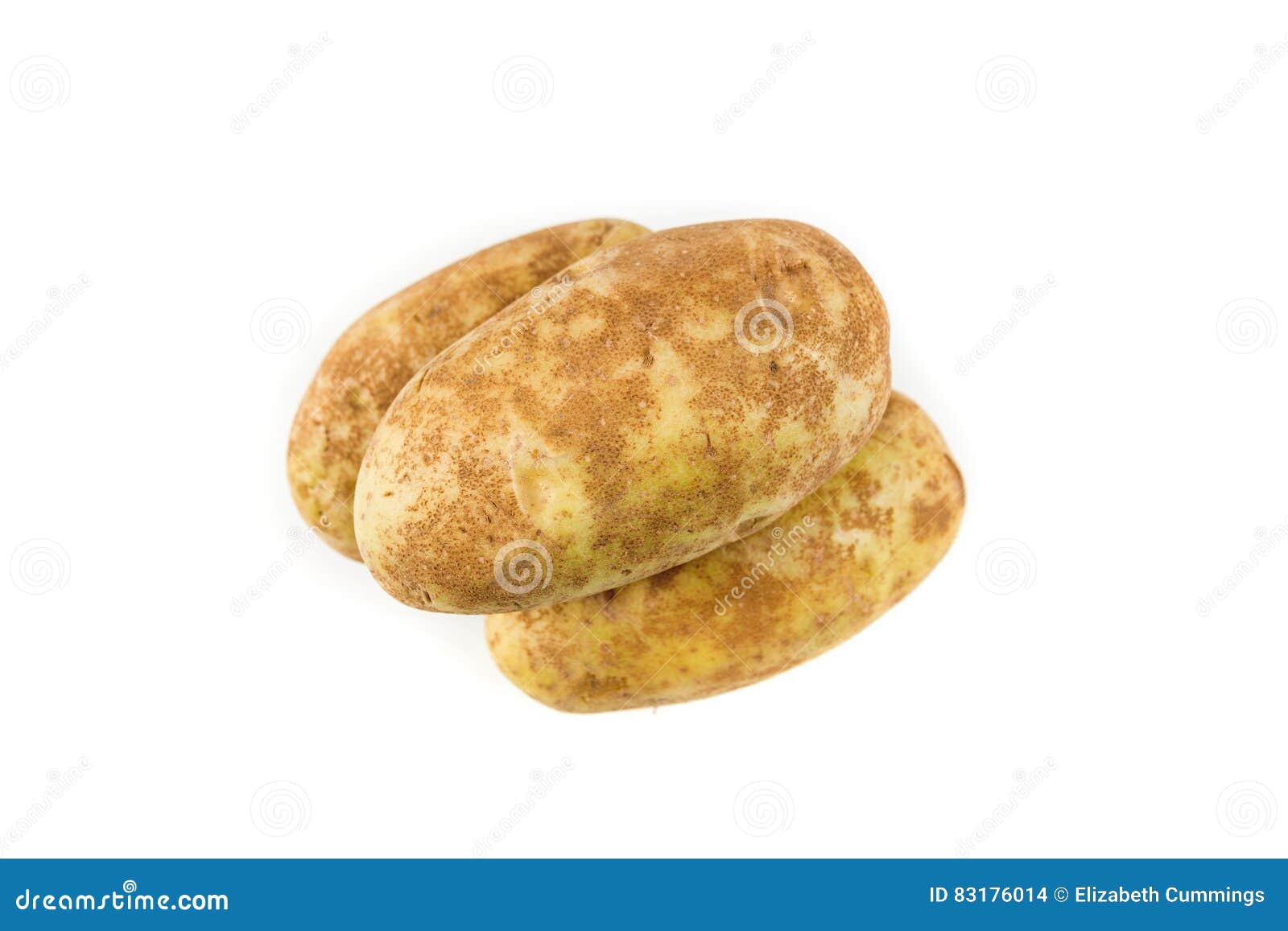 Three potatoes stock photo. Image of shallow, nutritious - 83176014