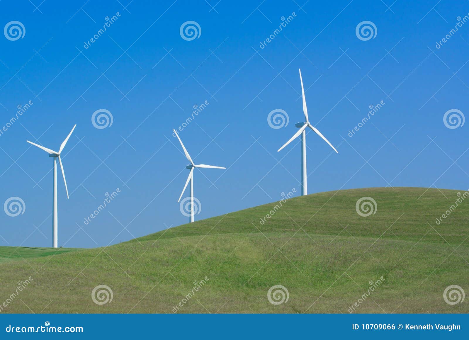 Three Power Generating Windmills Stock Photo - Image of storage ...