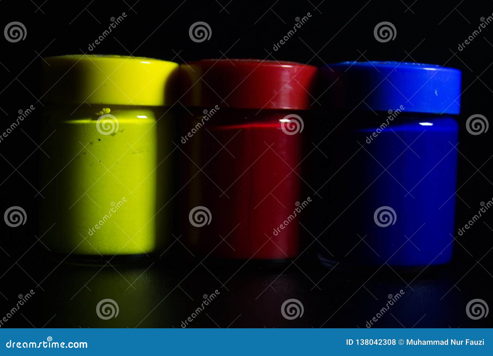 Primary color paints stock photo. Image of paints, office - 138042308