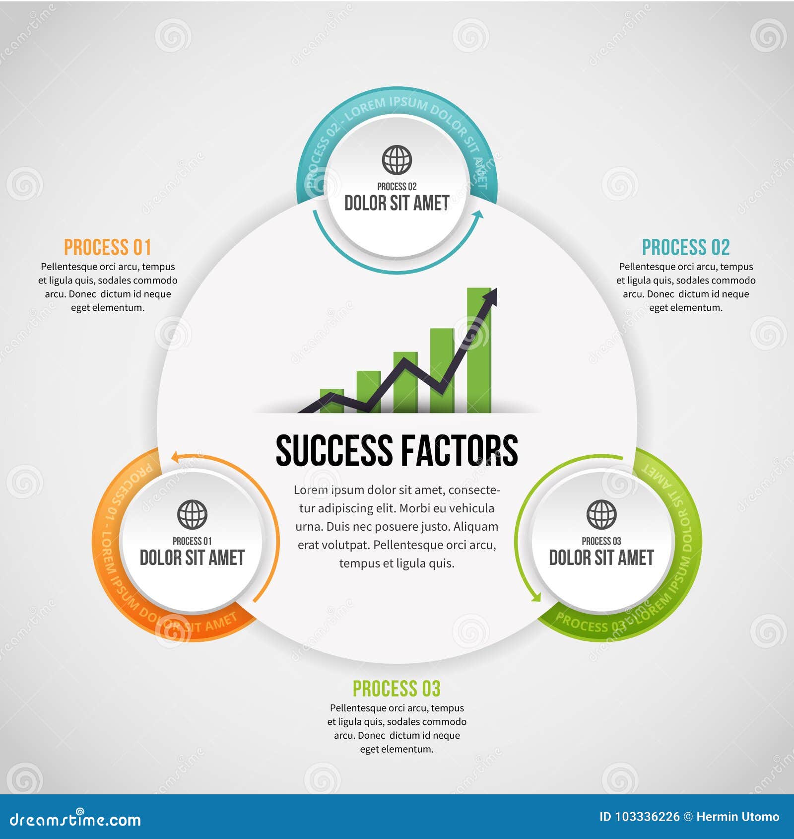 Three Process Circle Clips Infographic Stock Vector - Illustration of ... Three Process Circle Clips Infographic Stock Vector - Illustration of ...