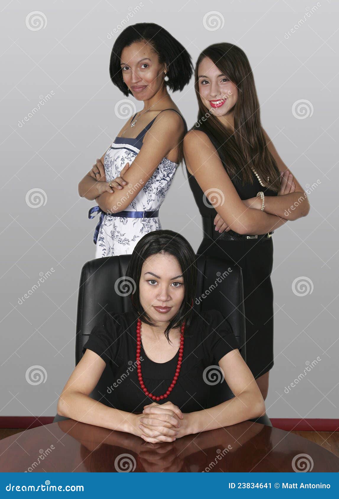 Three Professional Businesswoman in an Office Stock Image - Image of ...