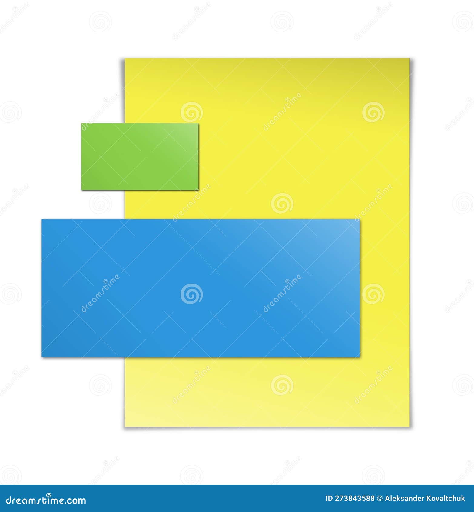 Three Promotional Paper Blank Template for Presentation Layouts and ...