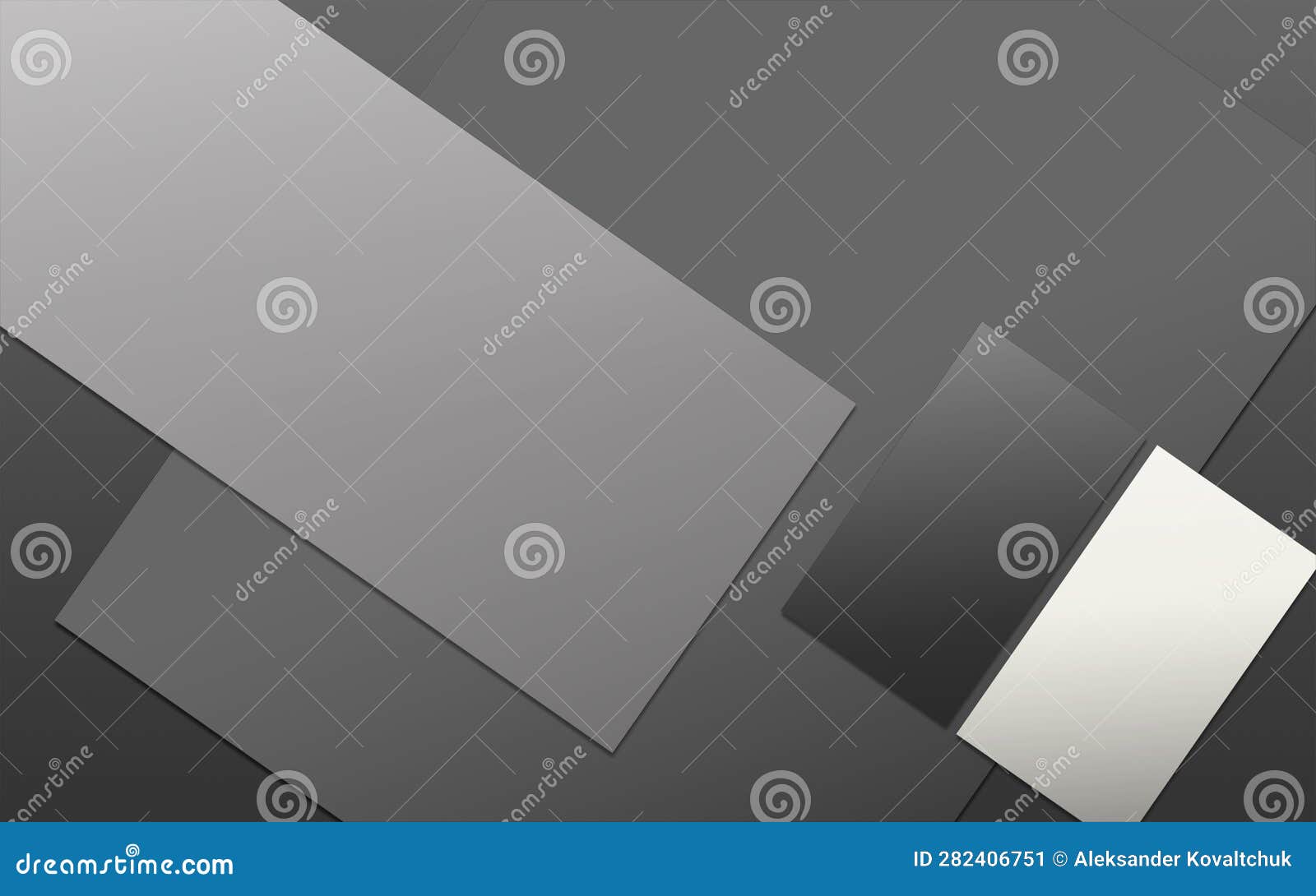 Three Promotional Paper Blank Template White, Grey and Black for ...