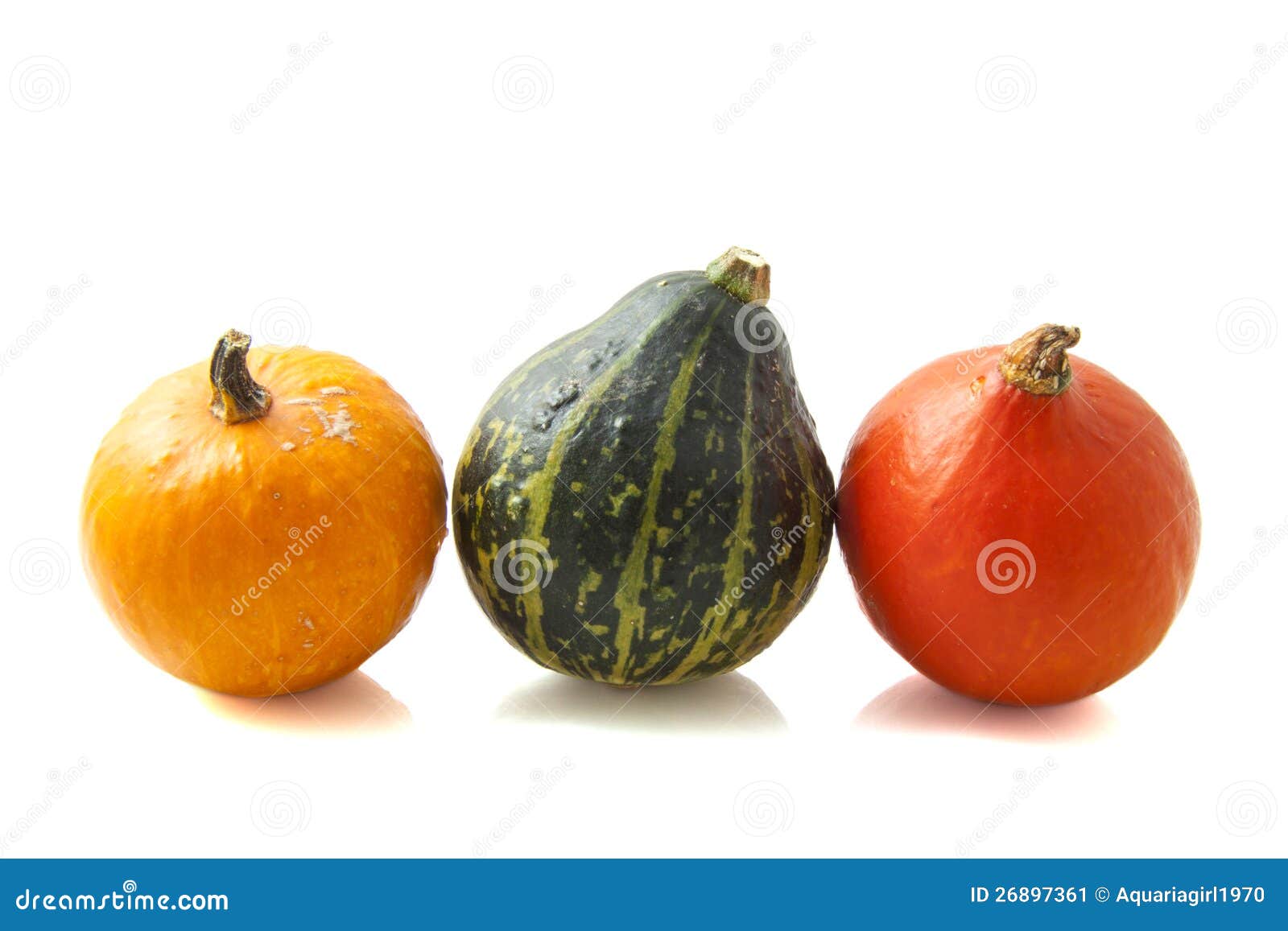 Three pumpkins stock image. Image of colourful, object - 26897361