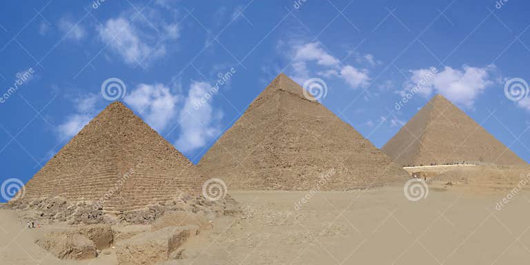 Three pyramid stock photo. Image of tourist, egypt, black - 2319004