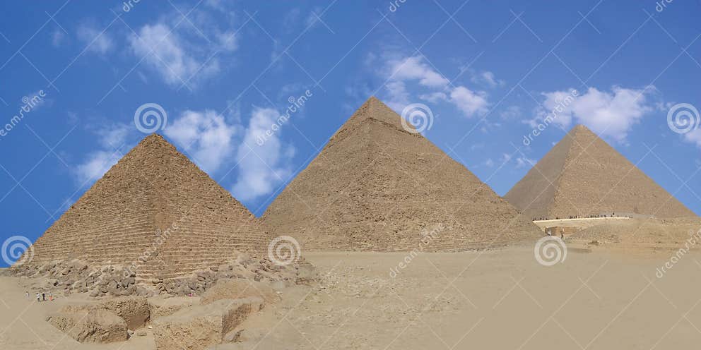 Three pyramid stock photo. Image of tourist, egypt, black - 2319004