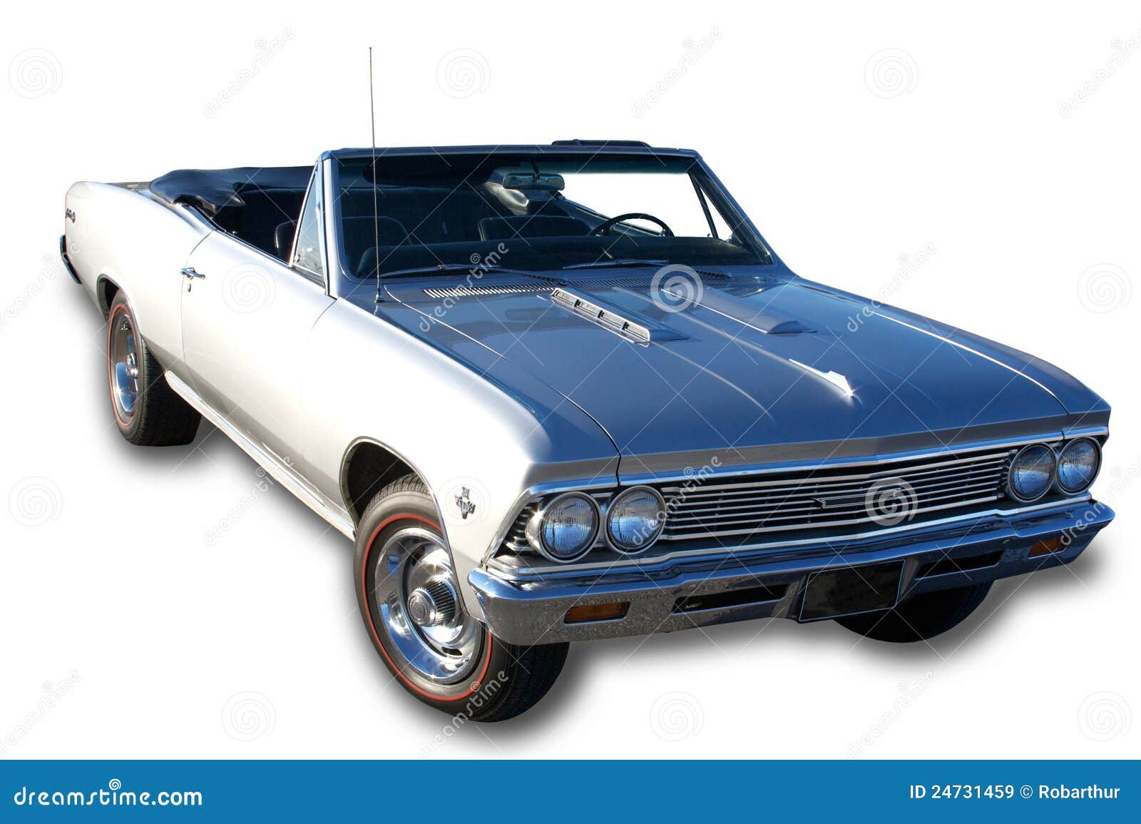 Three Quarter View 1966 Classic Car Stock Image - Image of bumper, fast ...