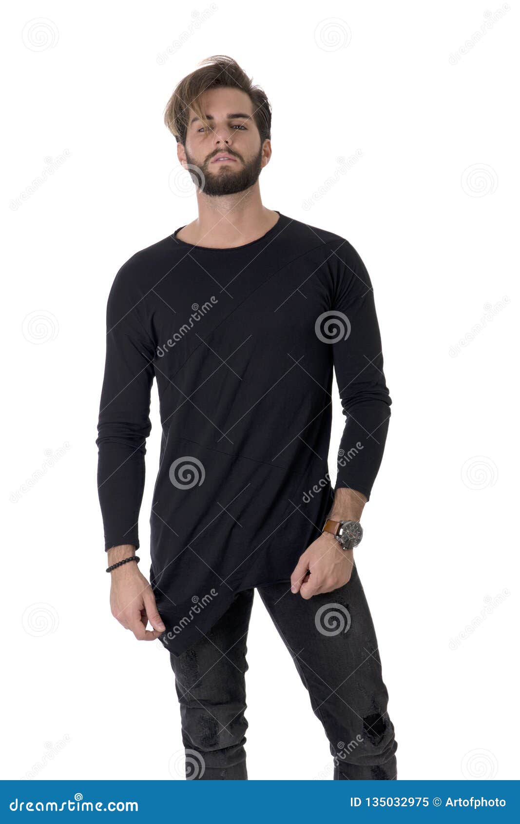 Man Standing Three Quarters Stock Photos - Free & Royalty-Free Stock ...