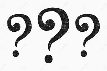 Three question marks stock illustration. Illustration of symbol - 253956433