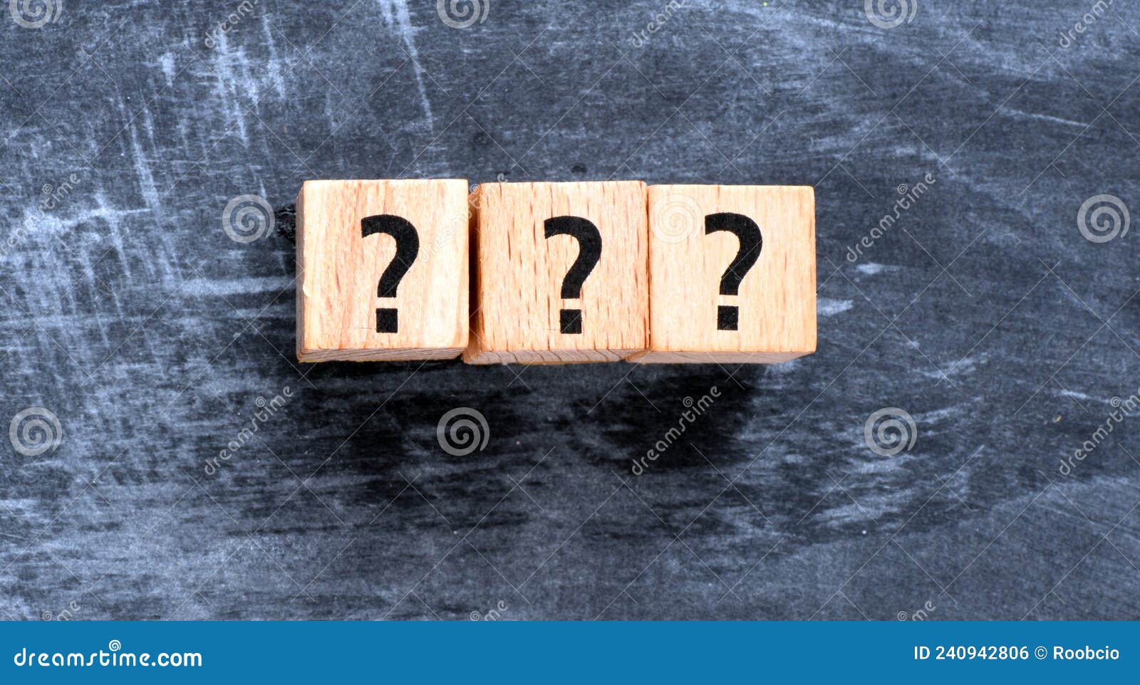 Three Question Marks Written on Wood Blocks Stock Photo - Image of mark ...