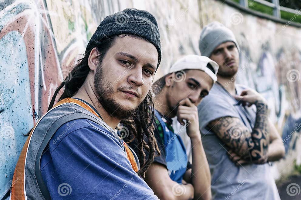 Three Rap Singers in a Subway Stock Image - Image of people, illegal ...