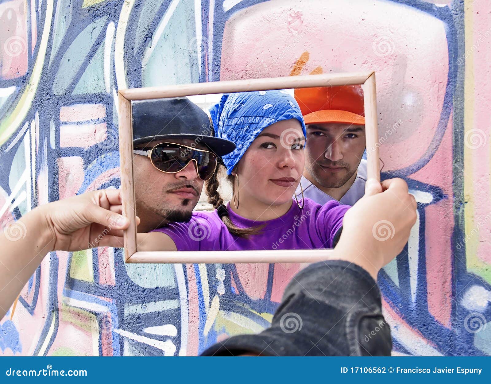 Three Rappers through a Mirror Editorial Photography - Image of young ...