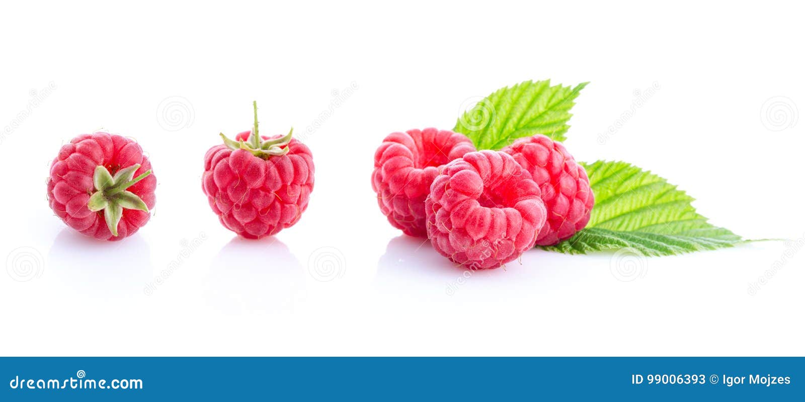 Raspberry Isolated On White Background. Collection. Stock Photography ...