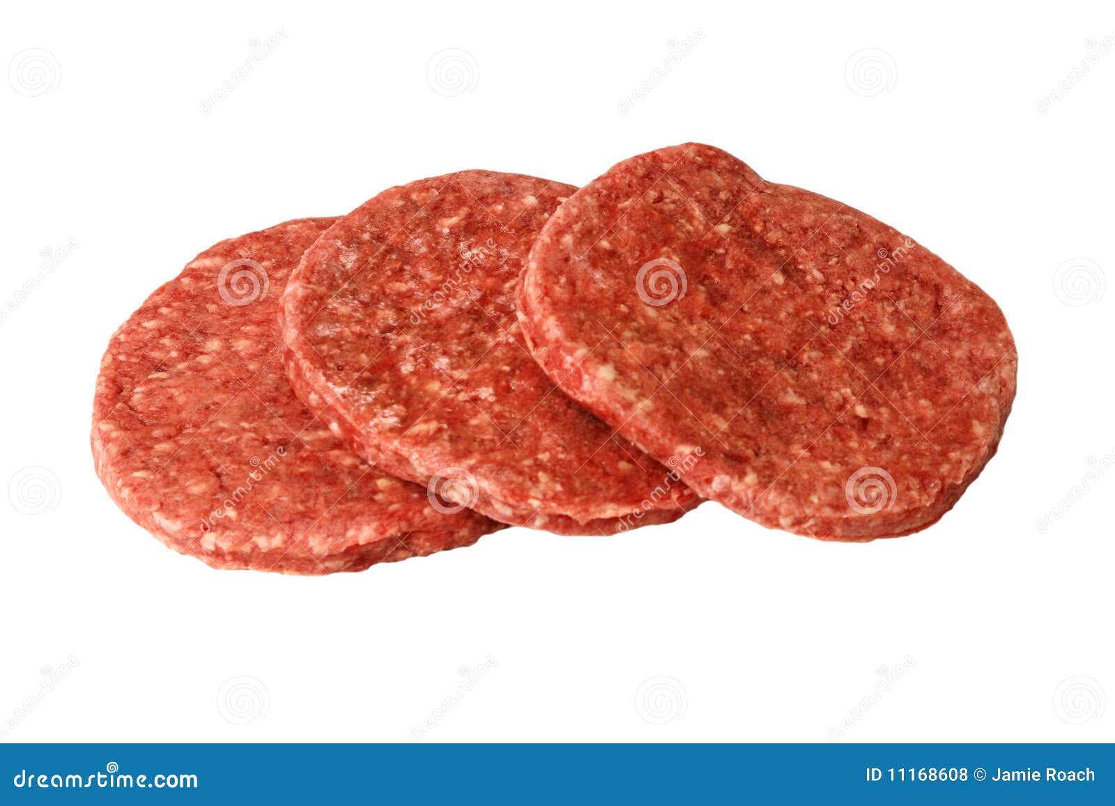 Raw Hamburger Patty
