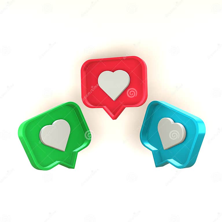 Three Rectangular Red, Green and Turquoise Pins in Different Angles ...