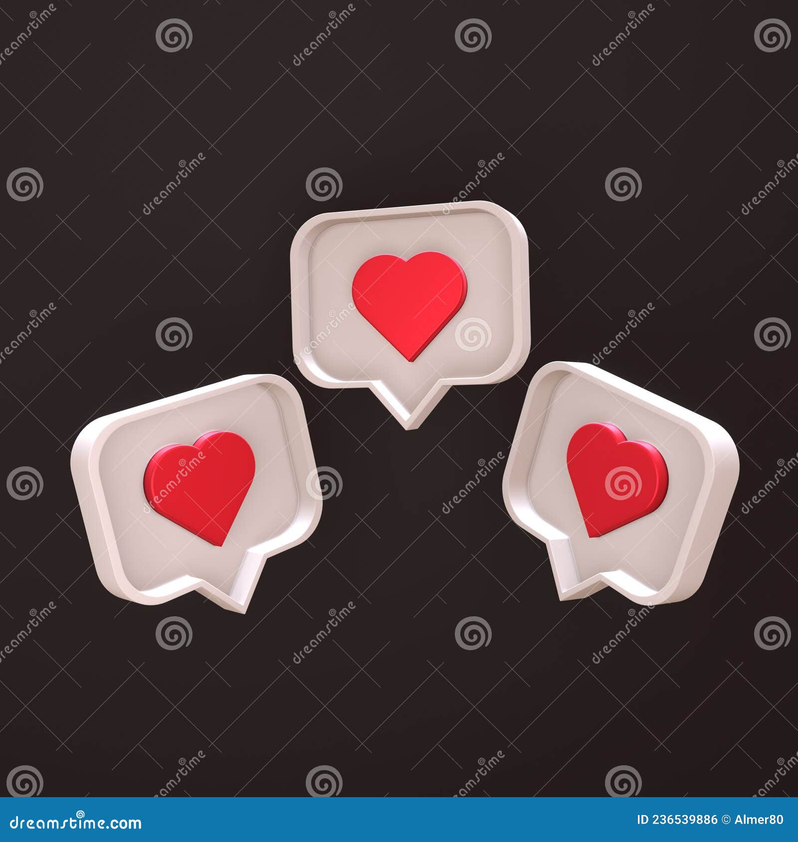 Three Rectangular White Pins in Different Angles with a Red Heart ...