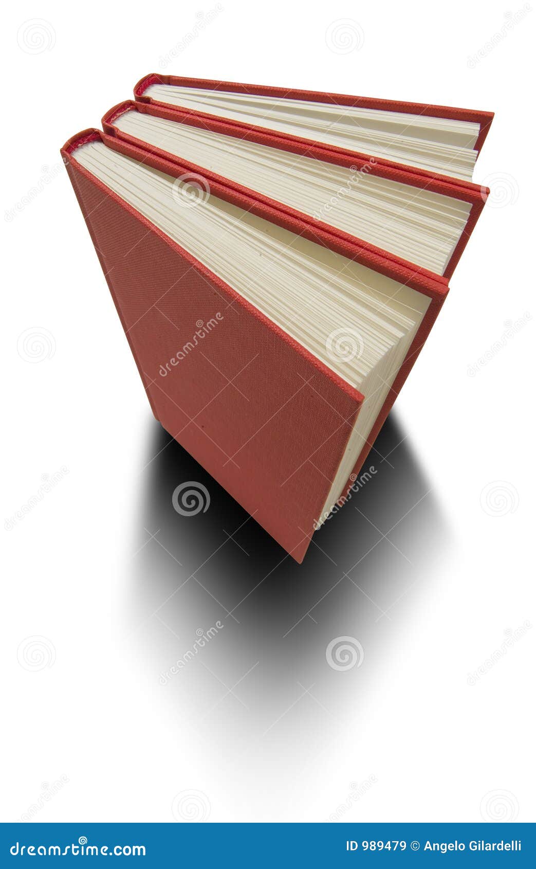 Three red books stock image. Image of text, volumes, opened - 989479