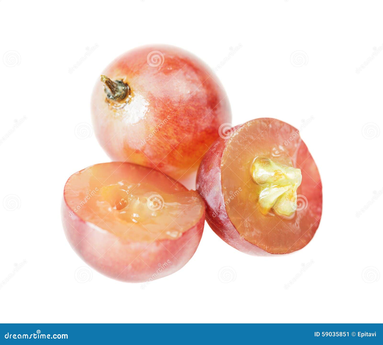Three red grapes stock image. Image of shot, italian - 59035851