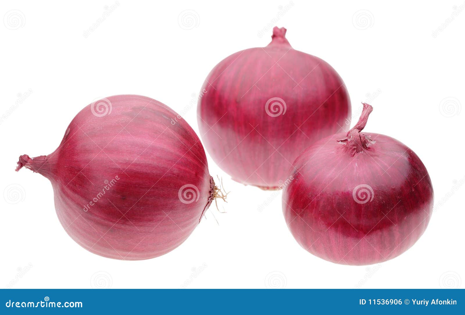 Three red onion bulbs stock photo. Image of healthy, group - 11536906