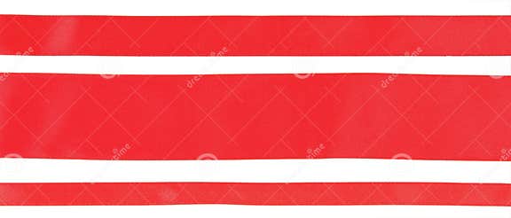 Three Red Ribbons of Different Widths Stock Photo - Image of element ...