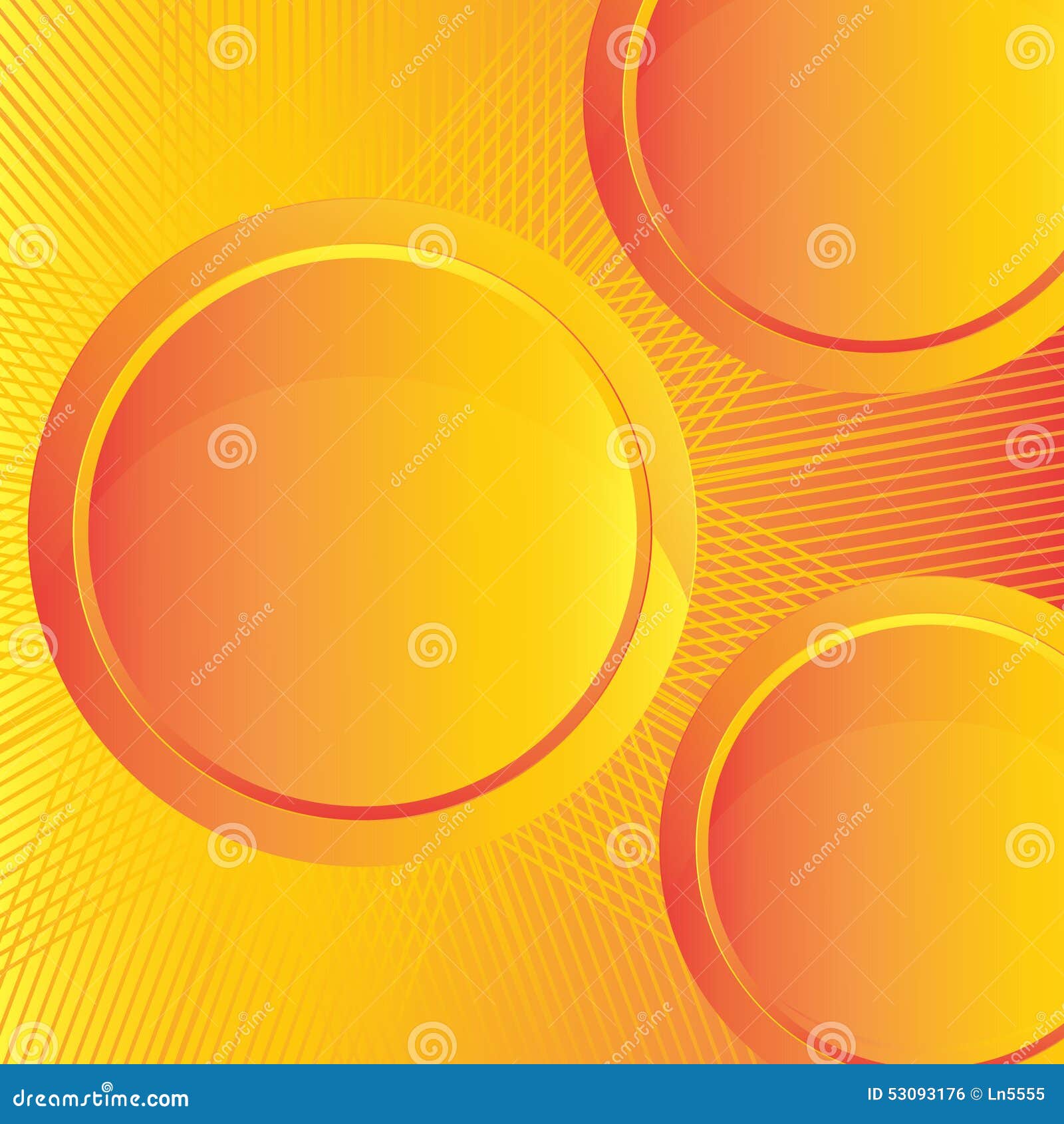 Three Red-yellow Round Badges Stock Vector - Illustration of network ...