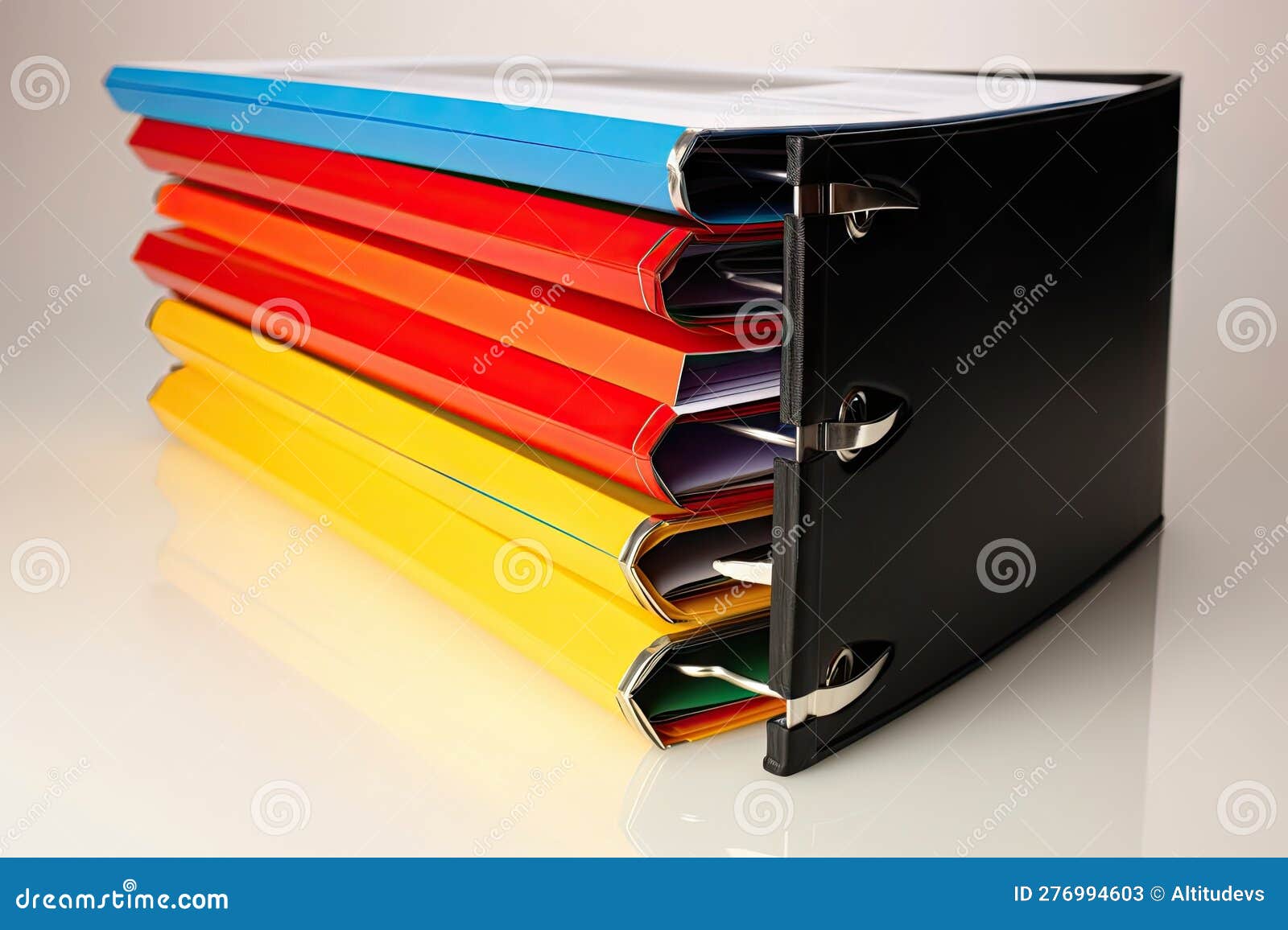 Three-ring Binder, Labeled and Filled with Important Business Documents ...