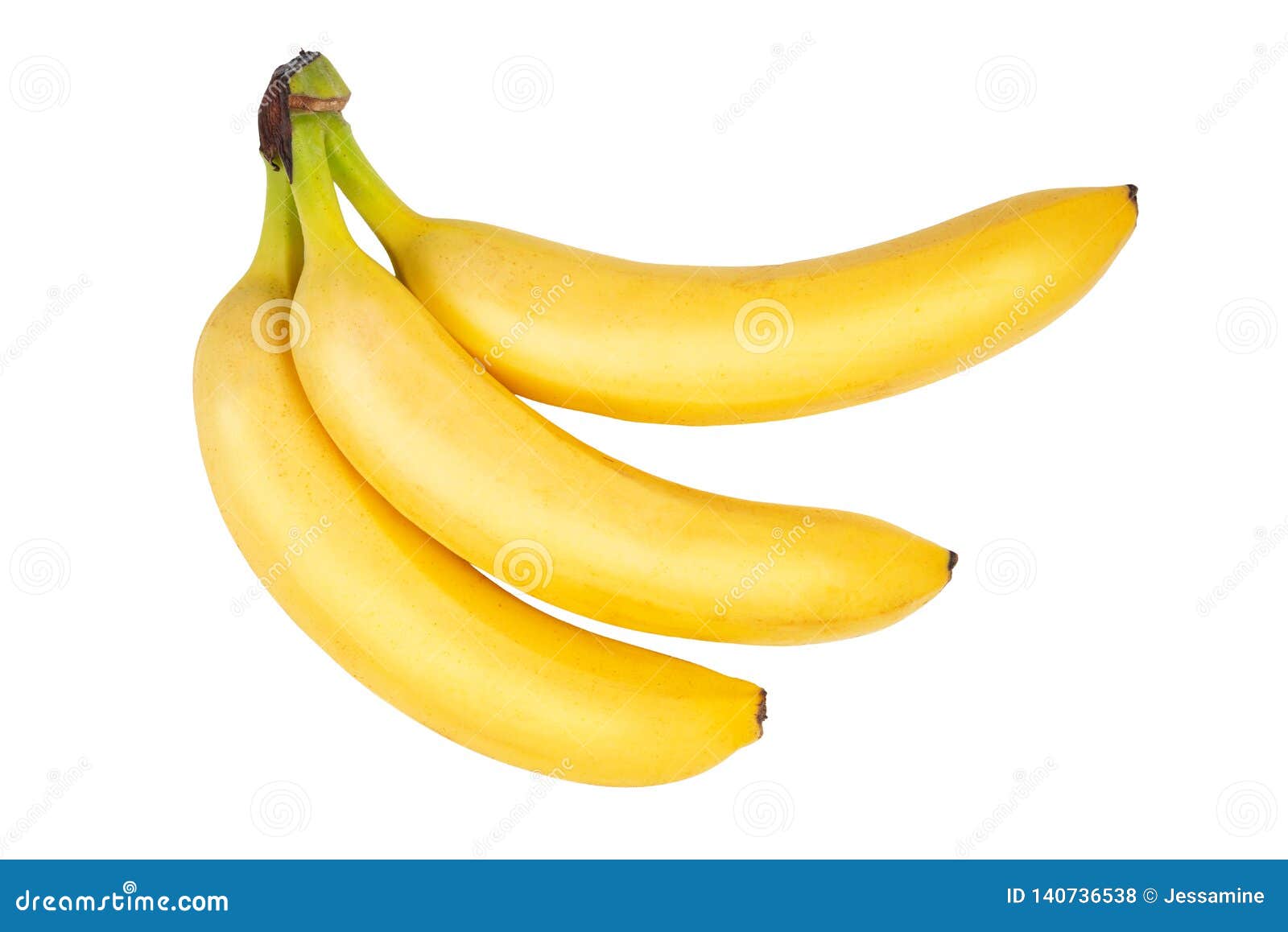 Three ripe bananas stock photo. Image of three, fruit - 140736538