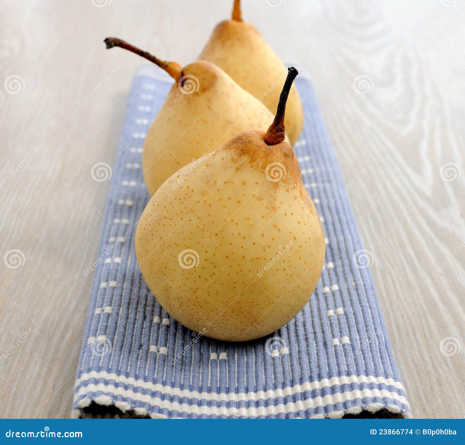 Three ripe yellow pear stock photo. Image of vitamins - 23866774