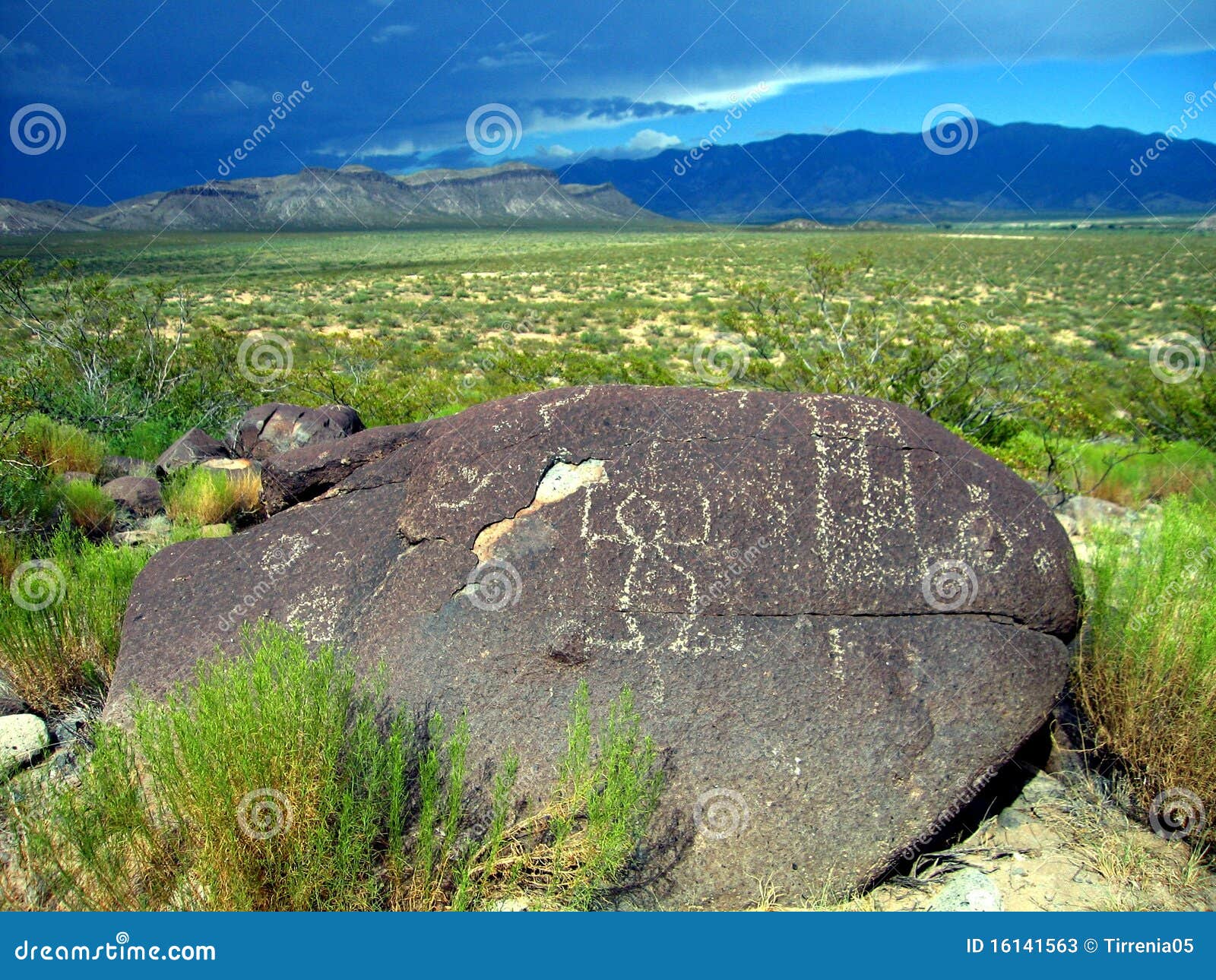 Three Rivers Petroglyphs, New Mexico Stock Image - Image of america ...