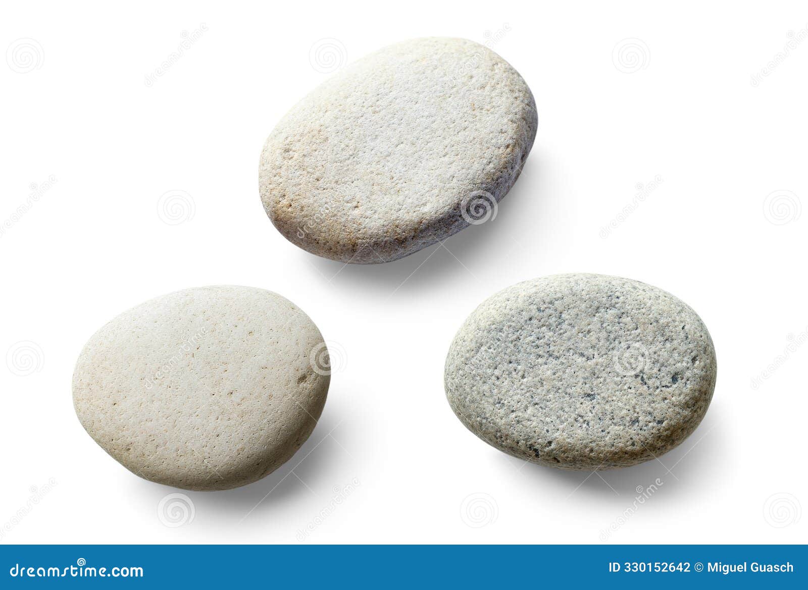 Three Rocks are Shown on a White Background Stock Illustration ...