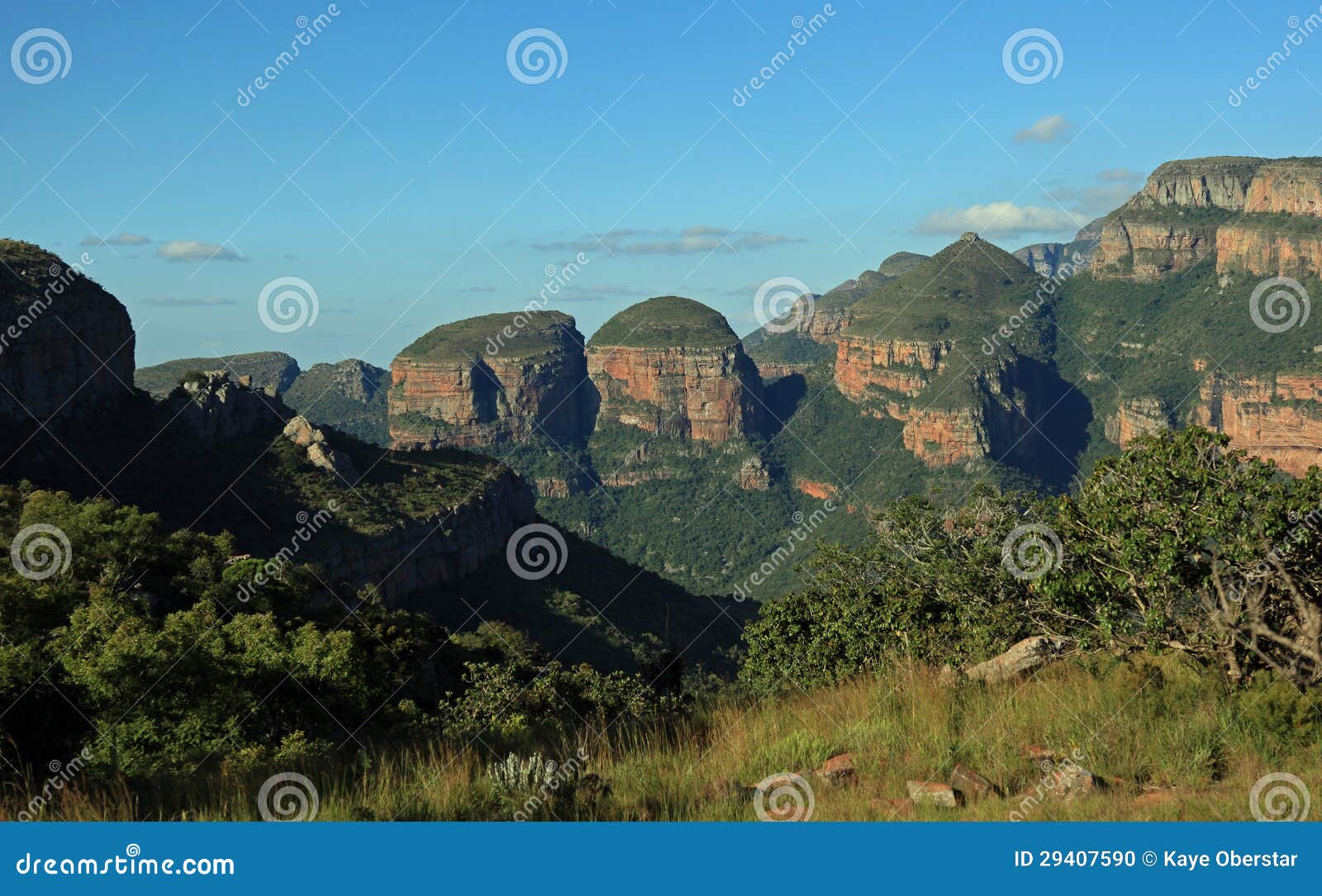 Three Rondavels in Mpumalanga Stock Photo - Image of african, park ...