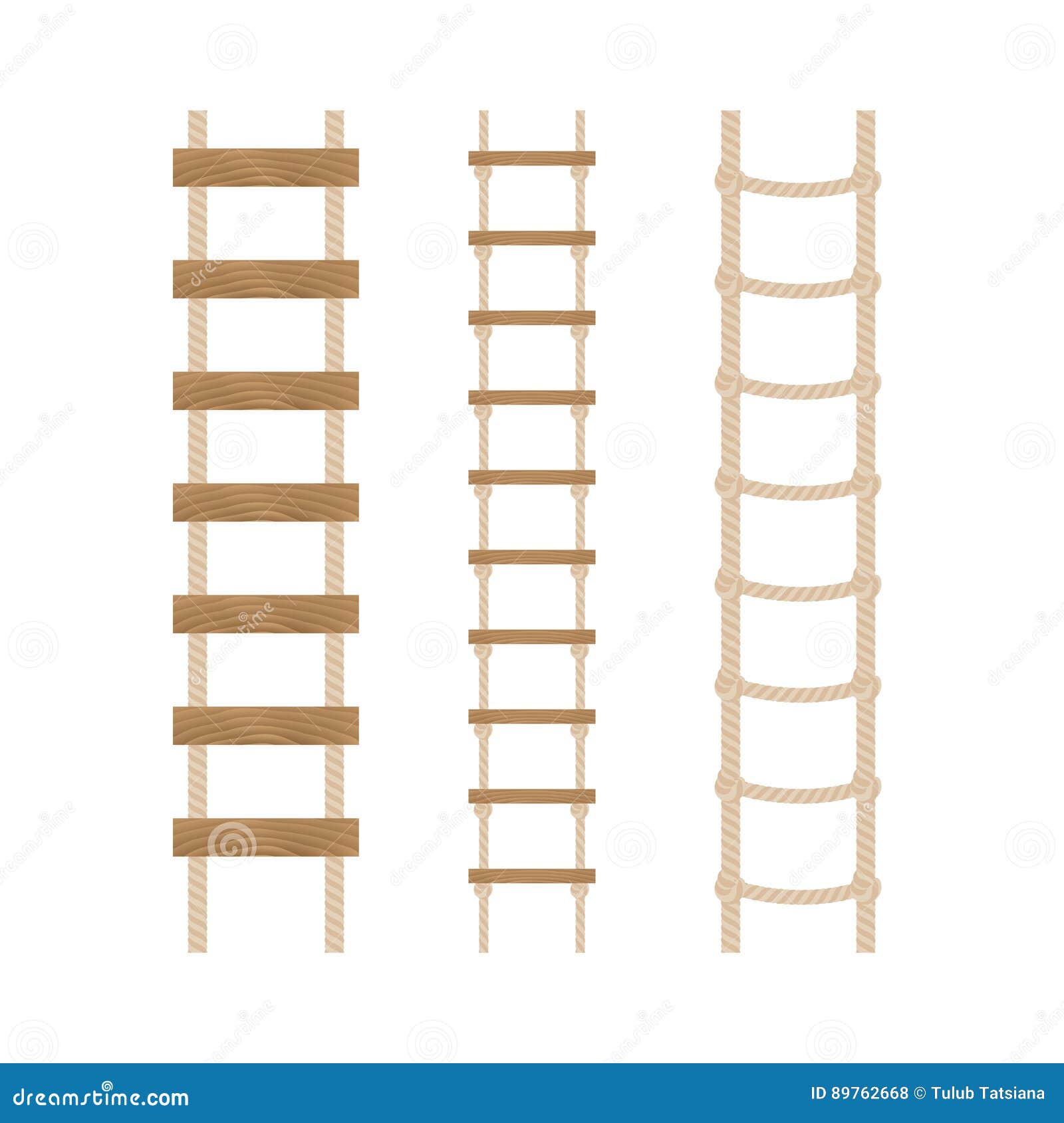 Folding Ladders On White Background Royalty-Free Stock Photo ...