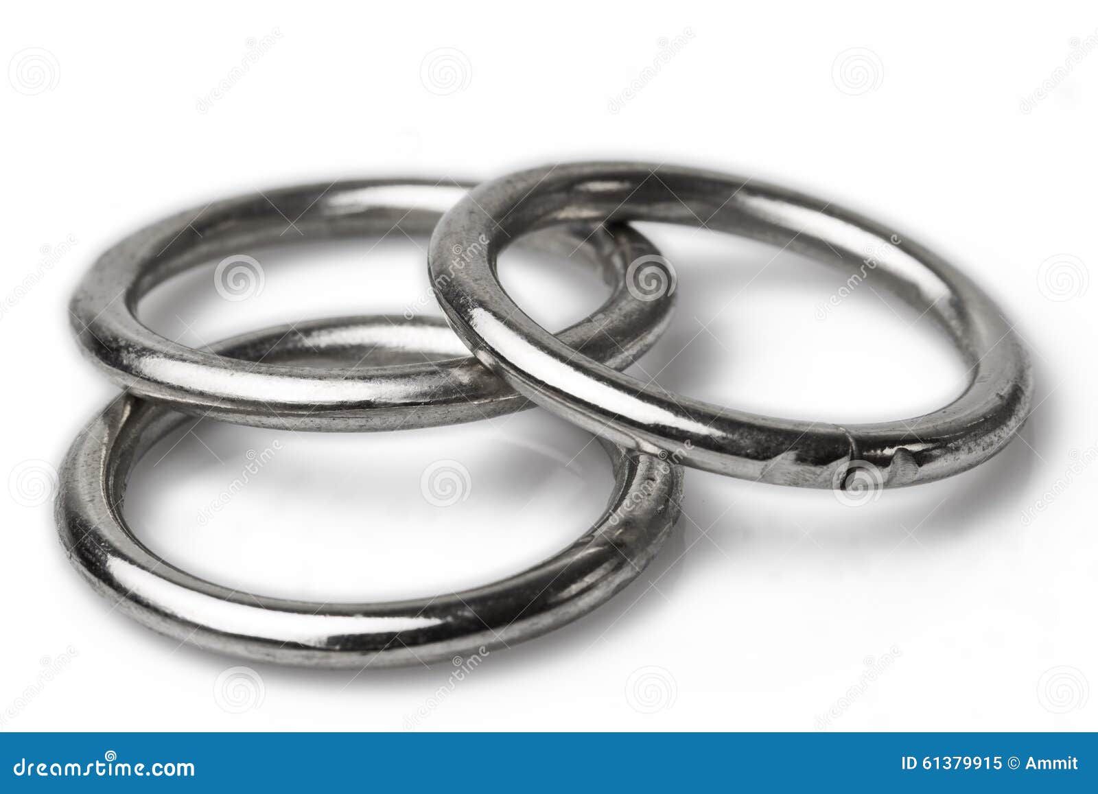 Three Round Washer stock image. Image of bright, shiny - 61379915
