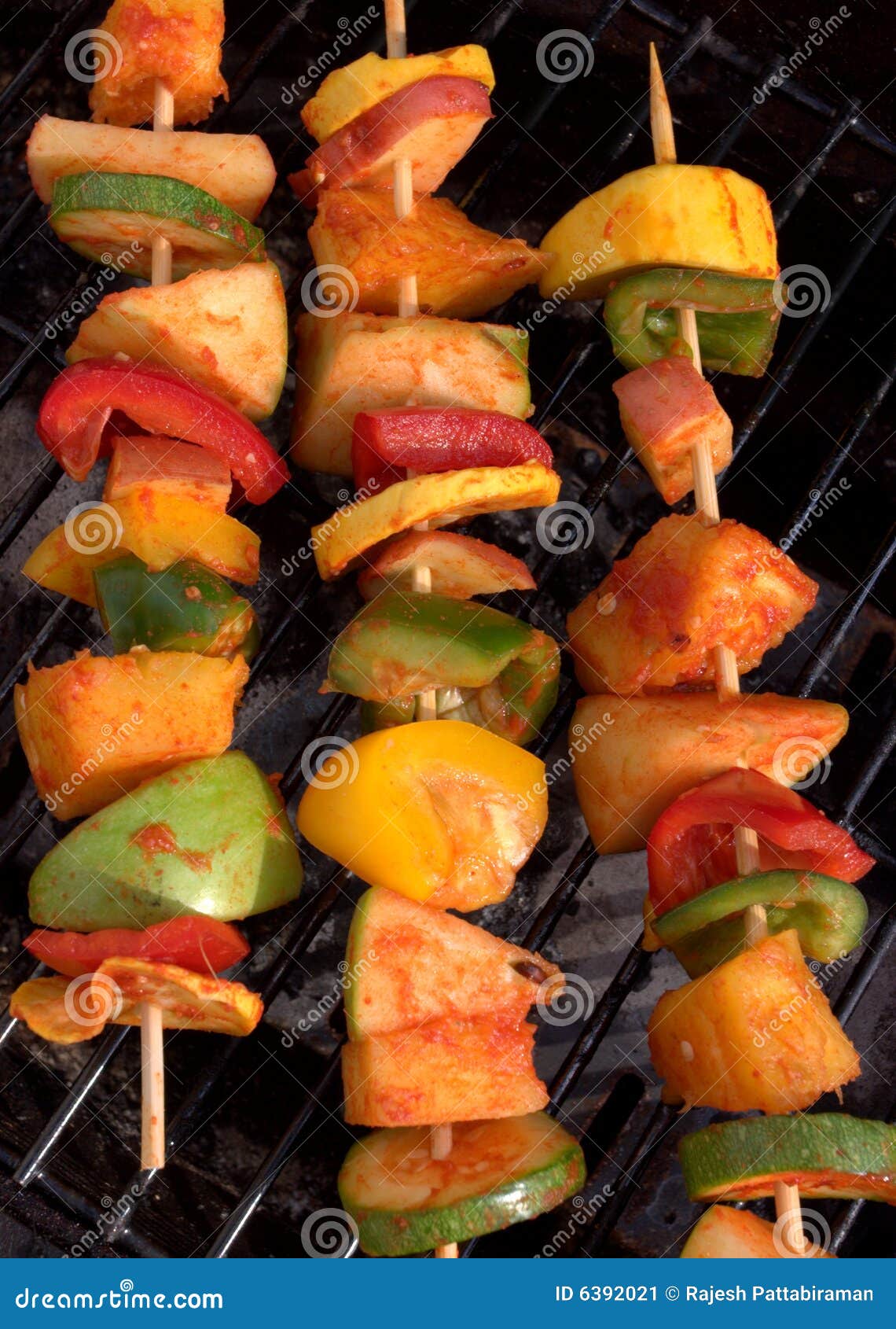 Three is a Row on the Grill Stock Image - Image of roasting, health ...