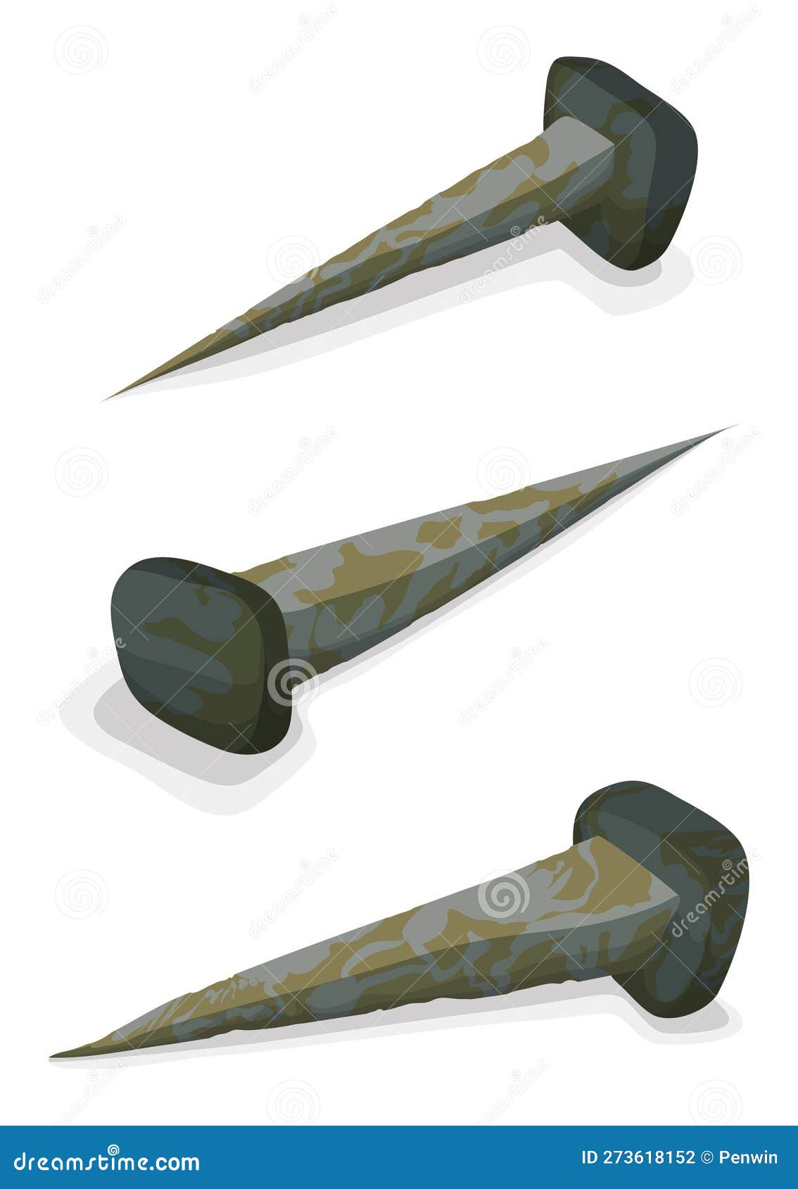 Rusty Nail Vector
