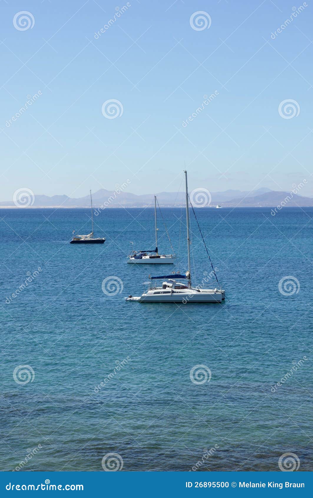 Three sailing boats stock photo. Image of holiday, ocean - 26895500