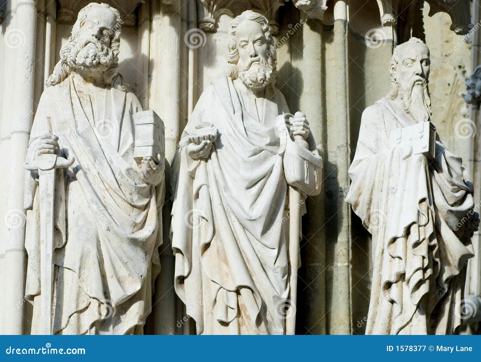 Three Saints stock image. Image of medieval, europe, statue - 1578377