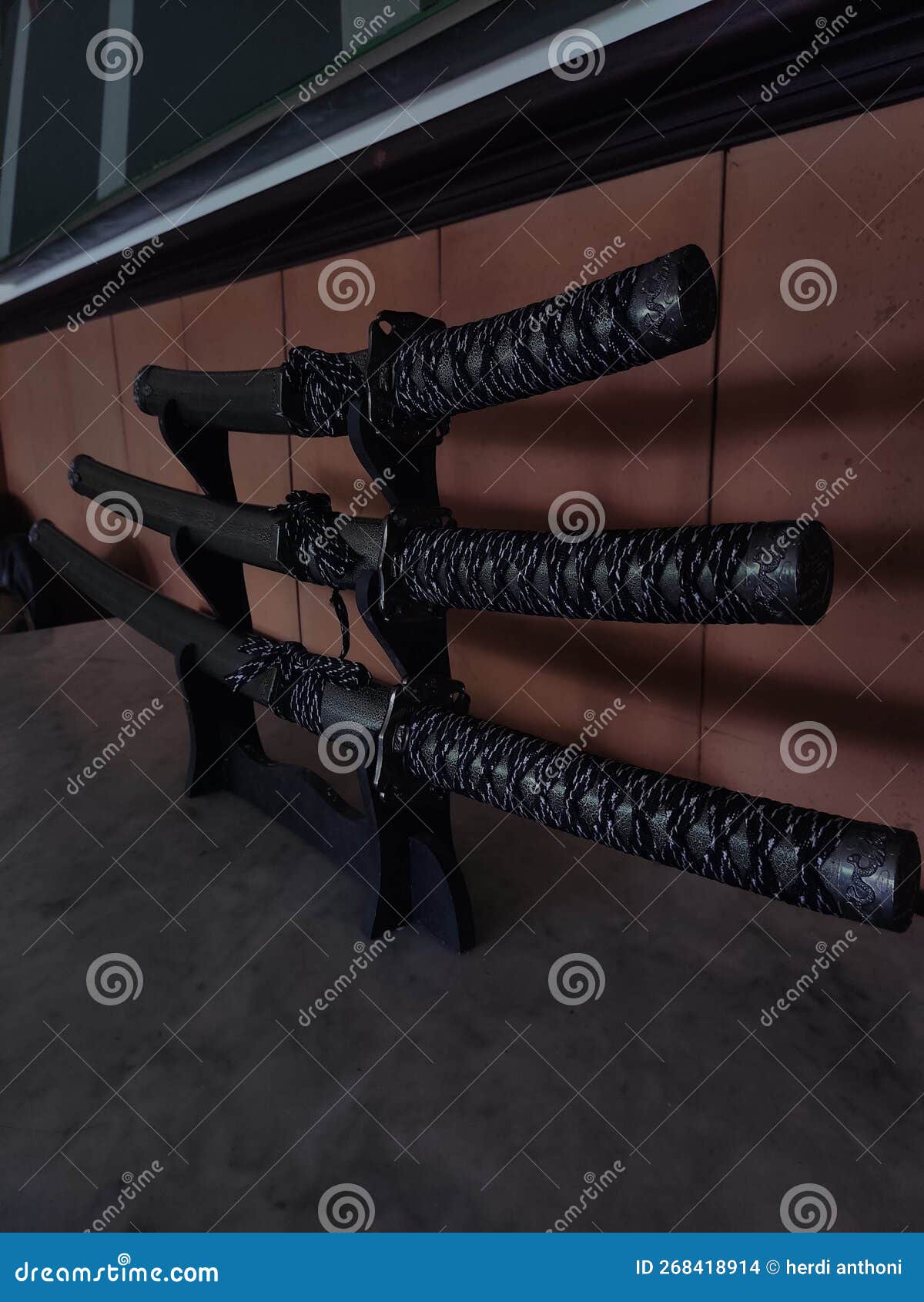 The three samurai stock photo. Image of black, nature - 268418914